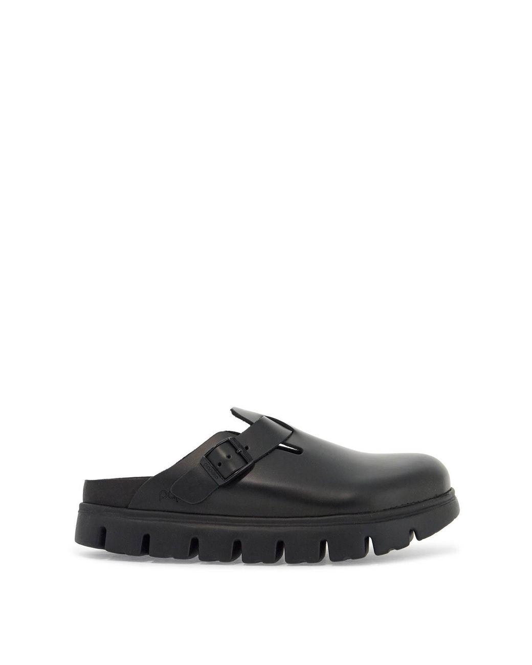 Birkenstock Boston Chunky Slipper in Black for Men | Lyst