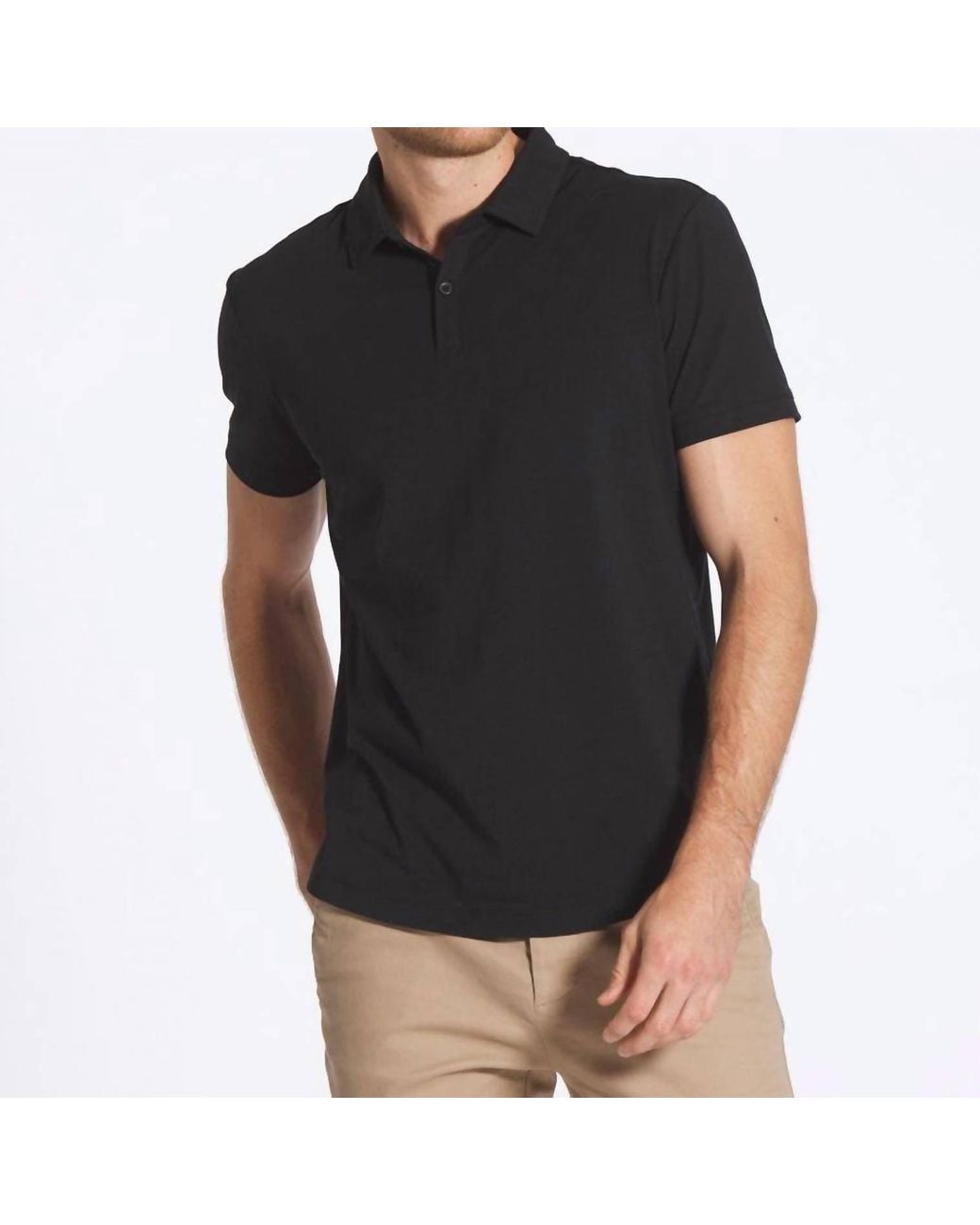 Cuts Polo Shirt in Black for Men | Lyst