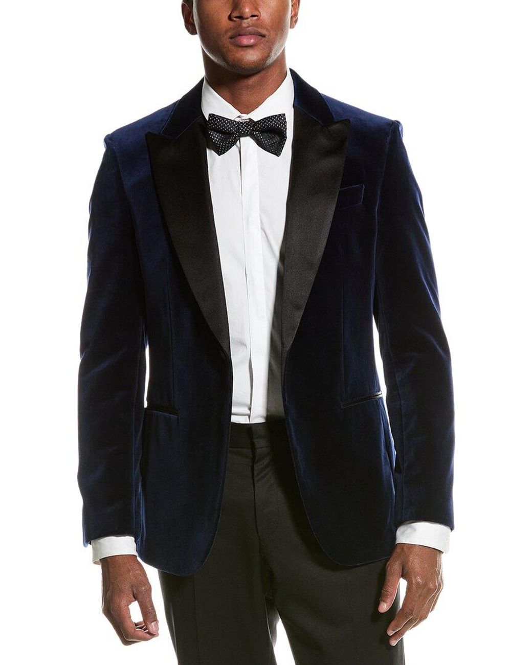 BOSS Boss Hugo Boss Hutson Velvet Slim Fit Tuxedo Jacket in Black for ...