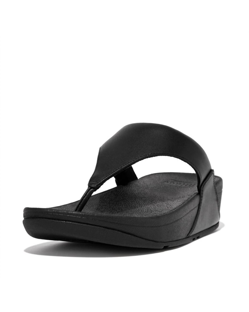 Fitflop Lulu Toe Post Sandal in Black | Lyst