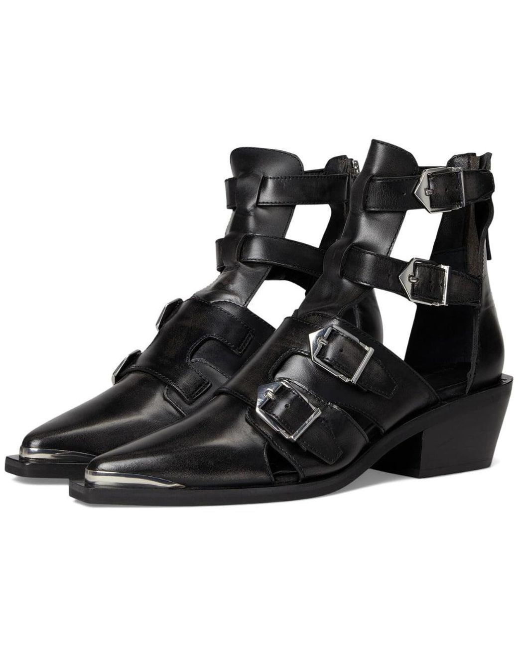 Free People Helen Hybrid Boot, Leather in Black | Lyst