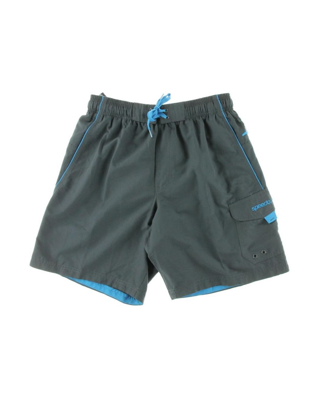 Speedo Contrast Trim Mesh Inset Swim Trunks in Blue for Men | Lyst