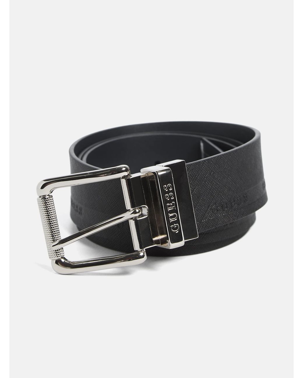 Guess And Reversible Belt in Black for Men | Lyst