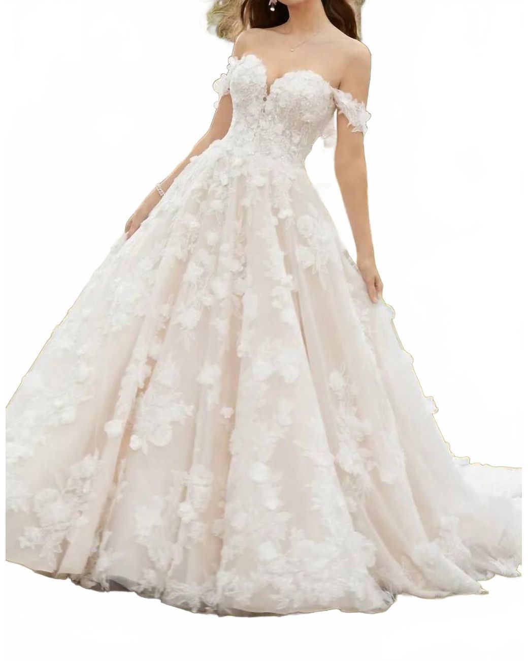 Sophia Tolli Ingrid Wedding Gown in White | Lyst