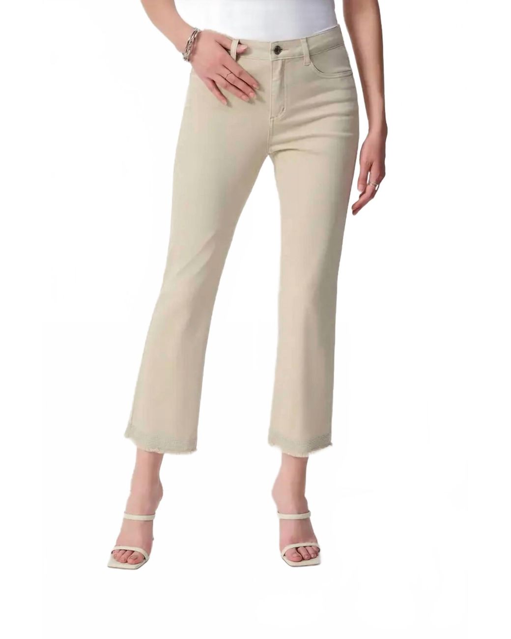 Joseph Ribkoff Classic Straight Leg Jean in Natural | Lyst