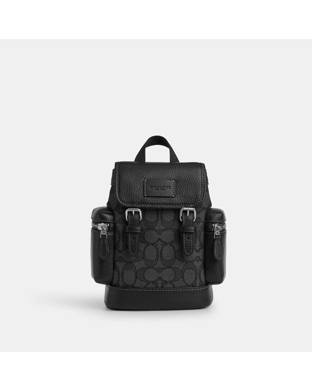 COACH Sprint Sling Pack in Black | Lyst