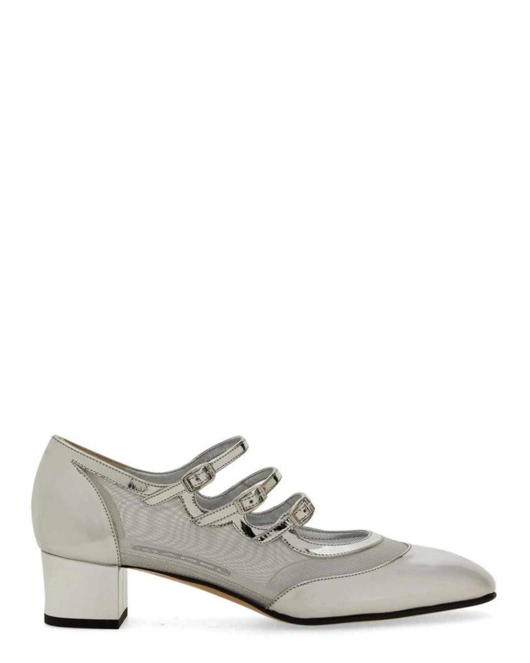 CAREL PARIS Kinight" Pump in White | Lyst