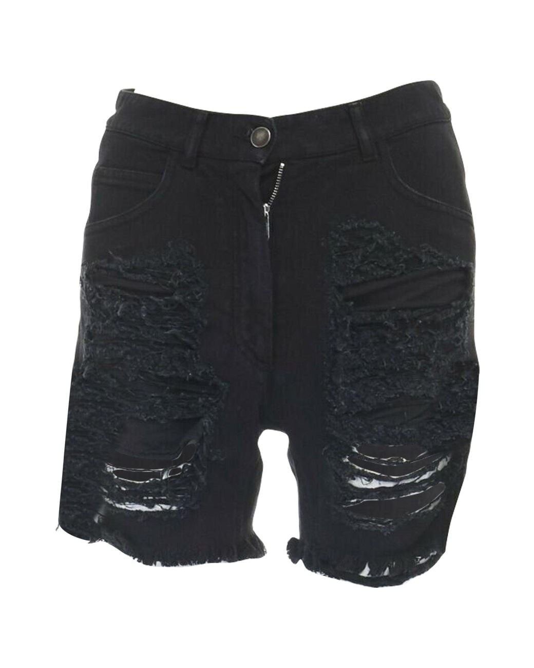 Maison Margiela Martin Margiela Ripped Cut Off Jeans in Blue | Lyst