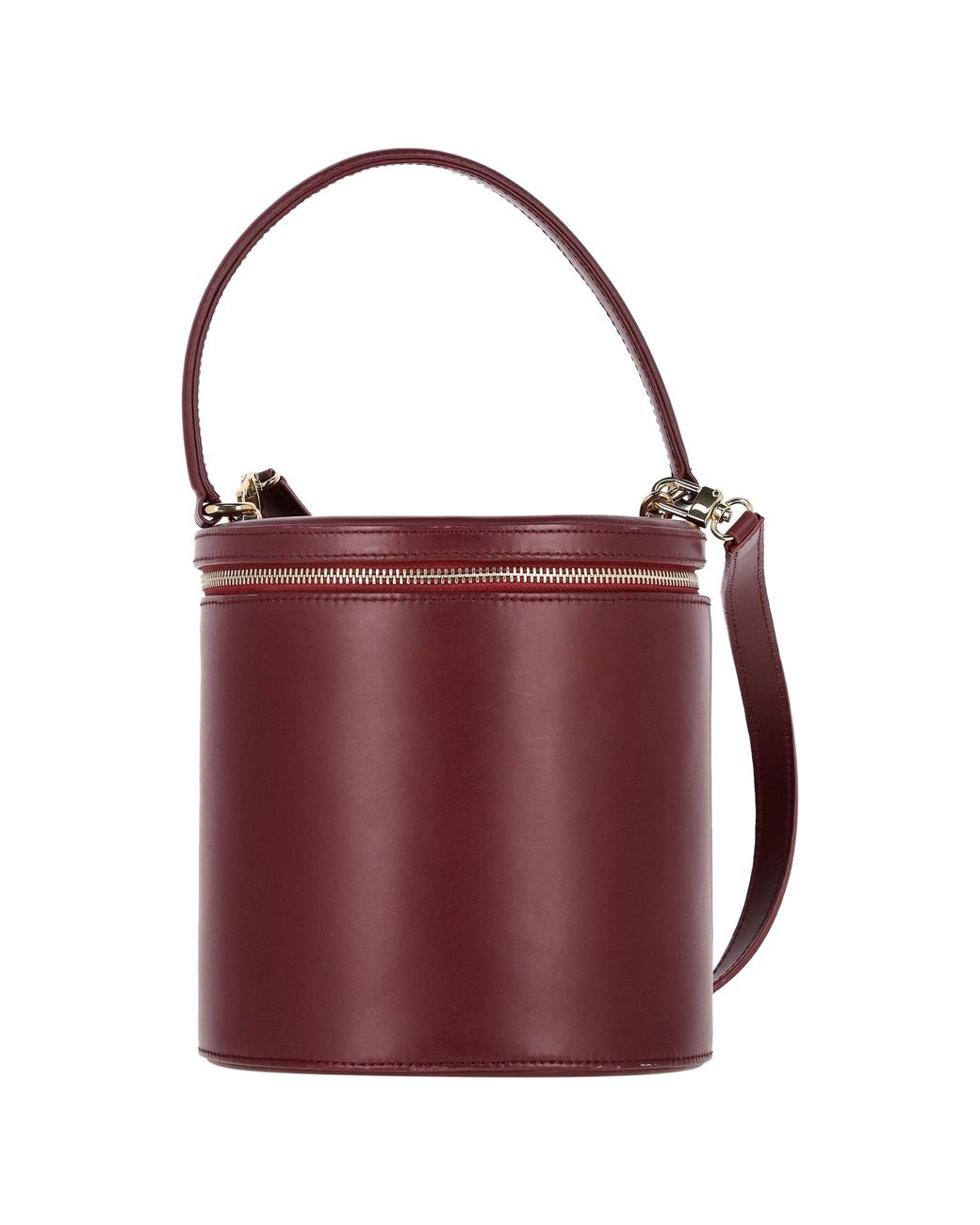 STAUD Vitti Bucket Bag in Red | Lyst