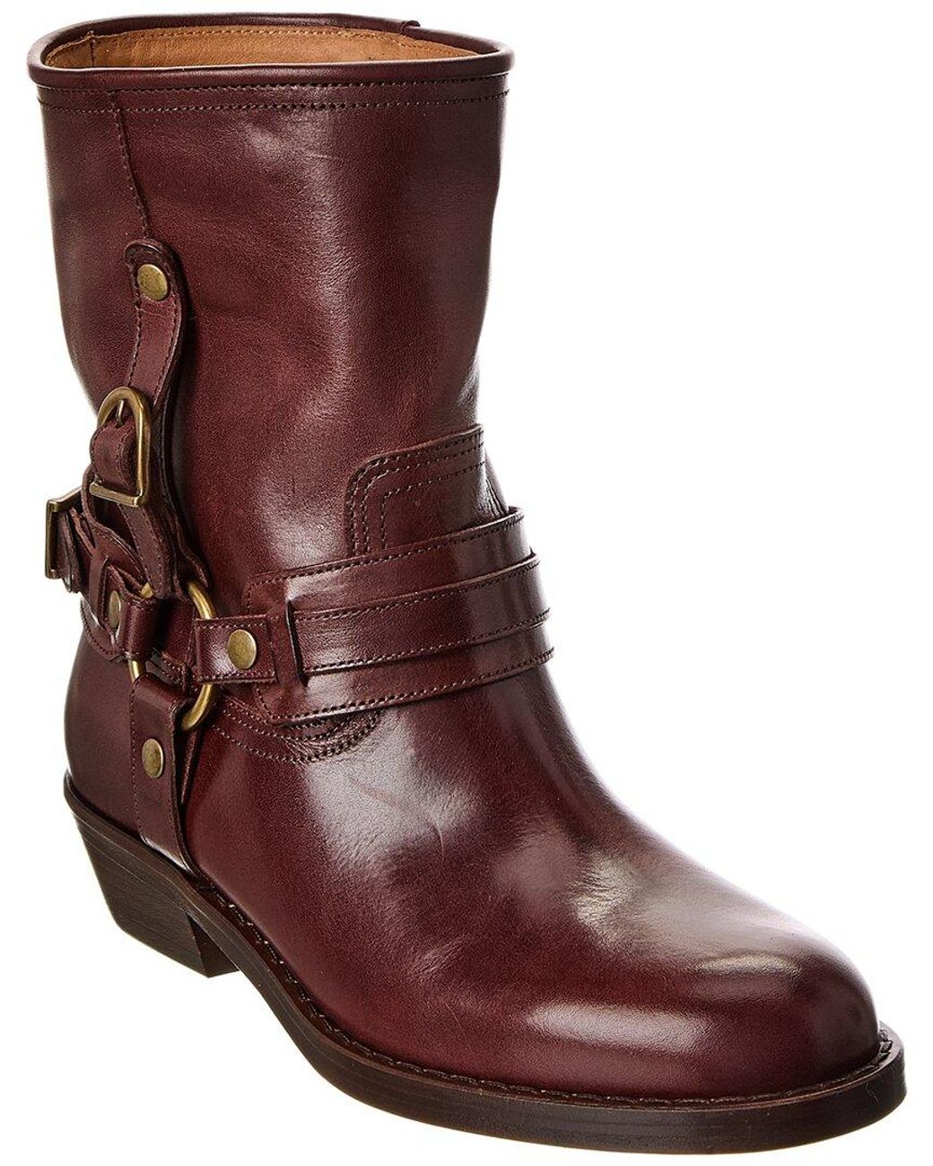 Isabel Marant Leather Boot in Brown | Lyst