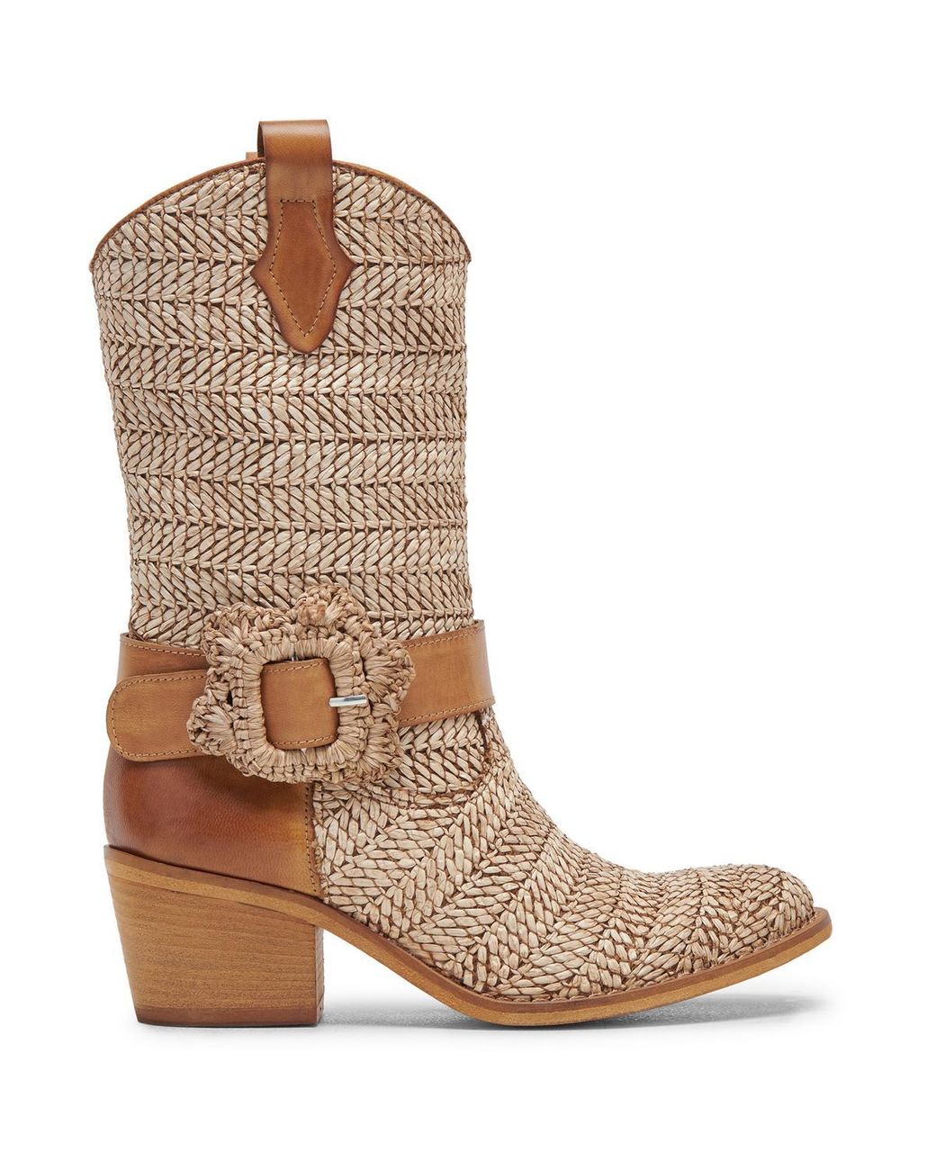 Dolce Vita Hoss Woven Pull On Cowboy, Western Boots in Brown | Lyst