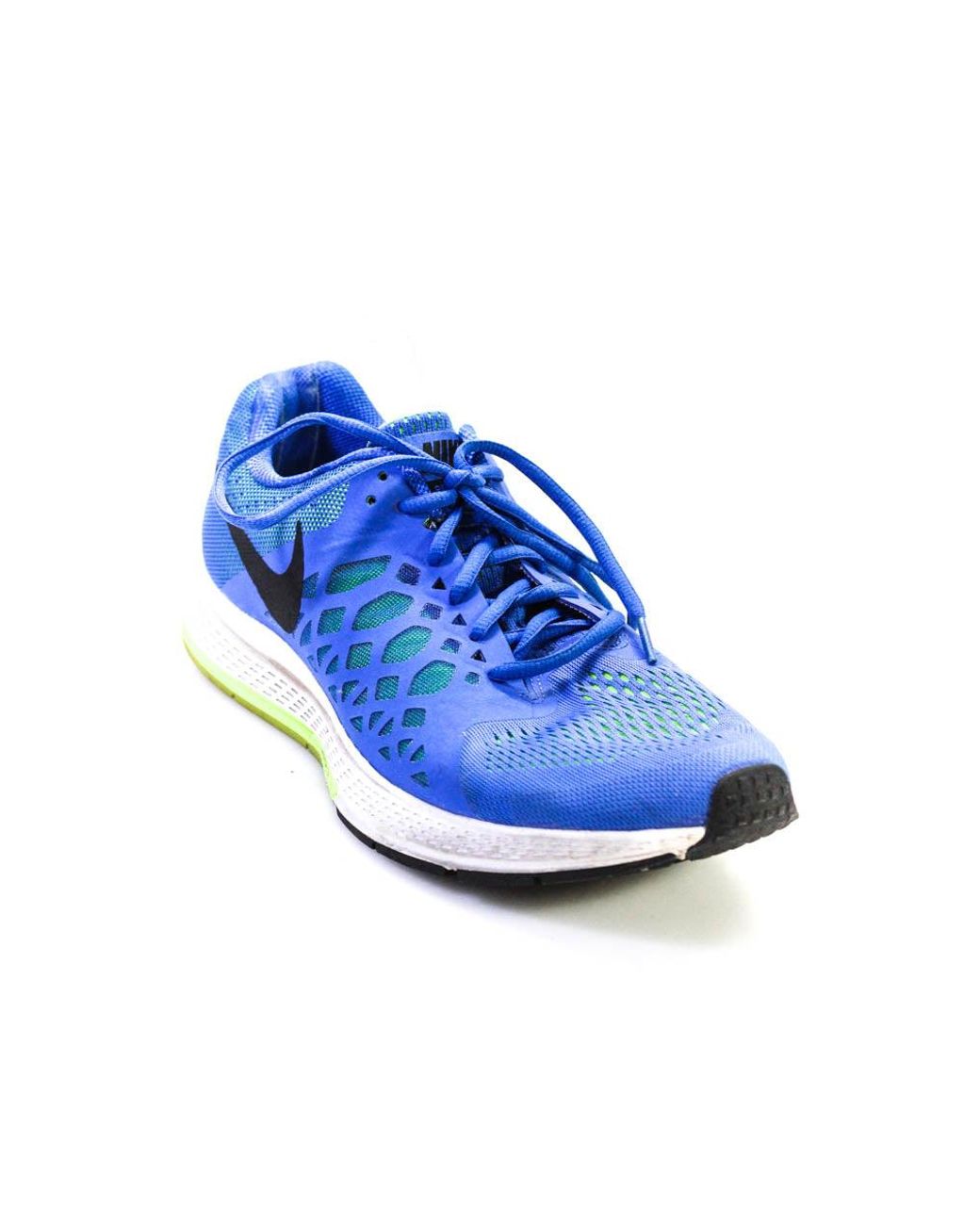 Nike Lace Up Knit Pegasus 31 Running Sneakers in Blue for Men | Lyst