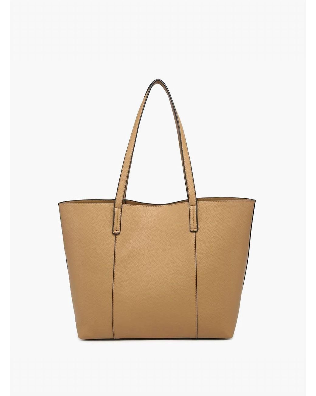 Jen & Co. Millie Classic Paneled Tote Bag in White | Lyst