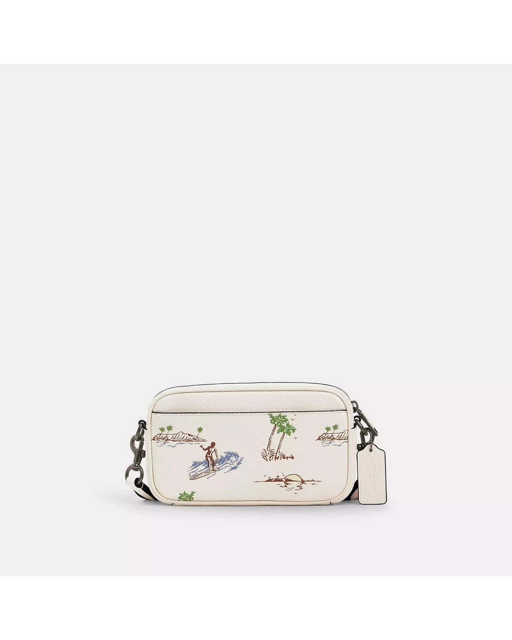 COACH Jayden Crossbody Bag With Surf Print in White | Lyst