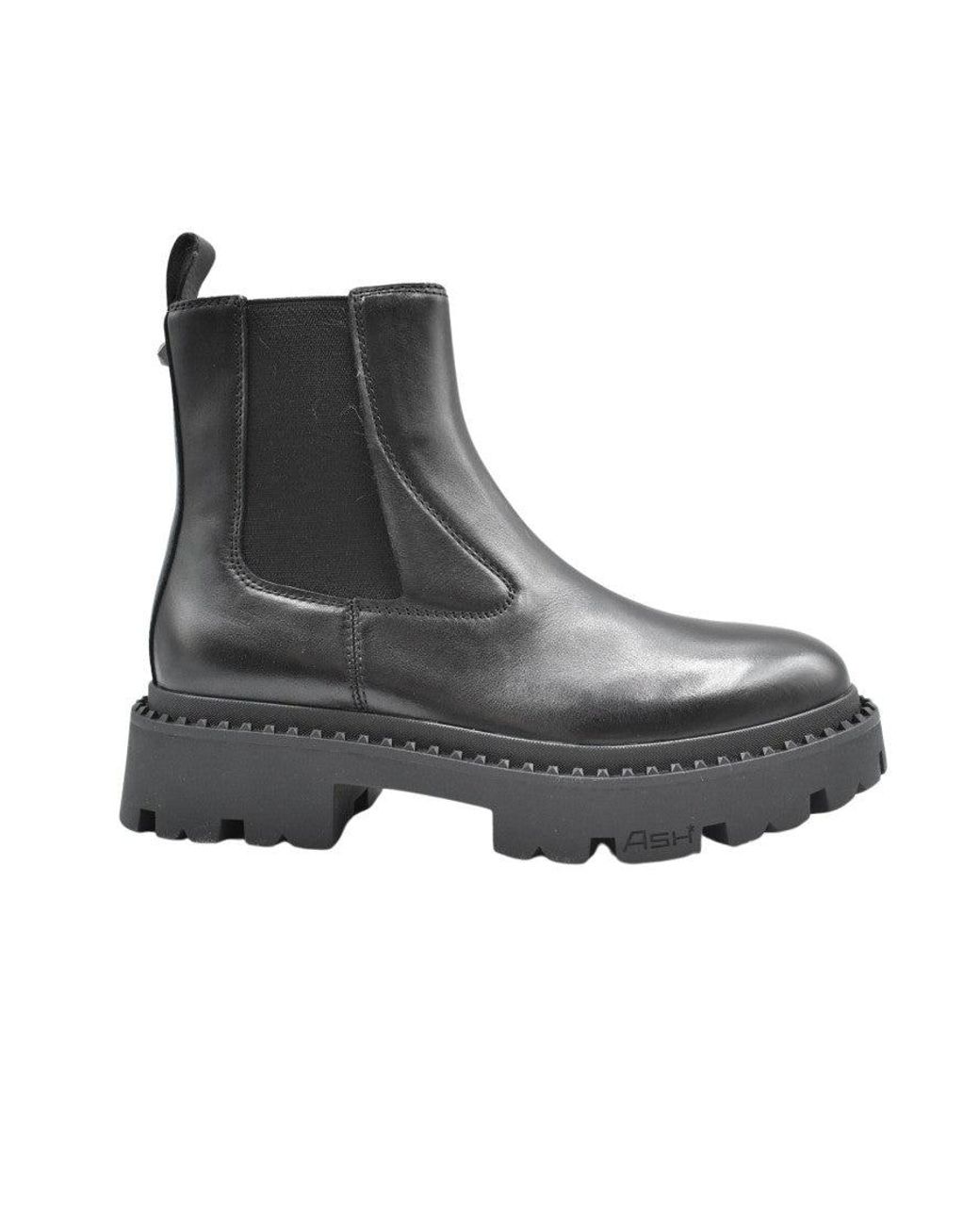 Ash Sole Chelsea Boots With Design And Fit in Black | Lyst