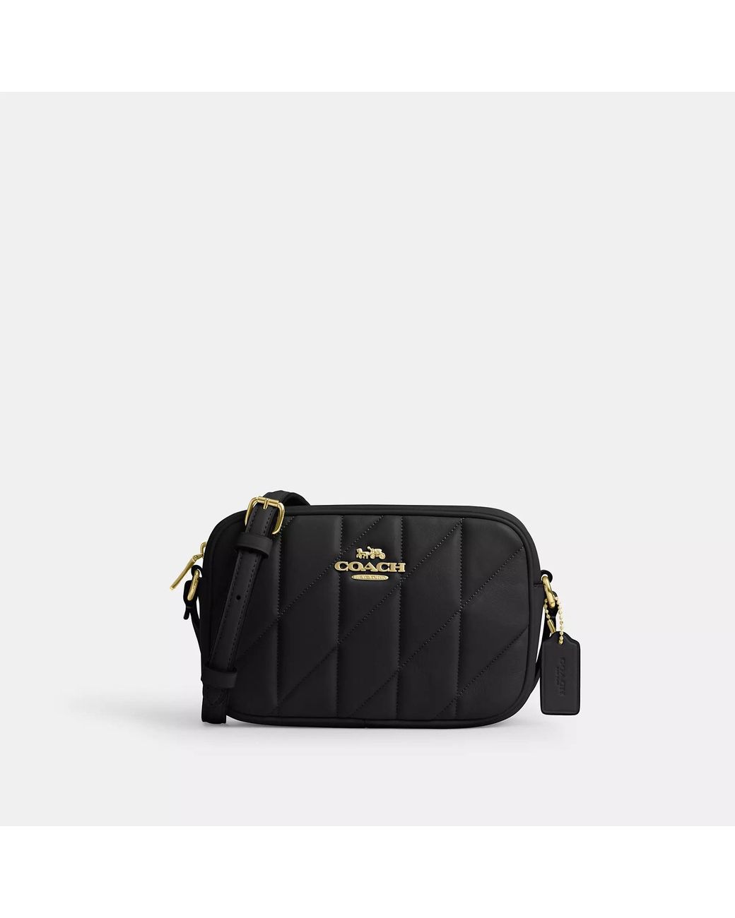 COACH Mini Jamie Camera Bag With Quilting in Black | Lyst
