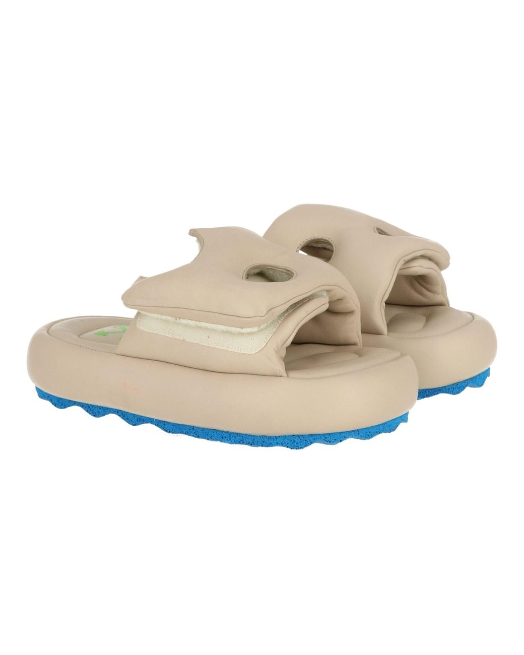 Off-White c/o Virgil Abloh Off Camel Flip-Flop in Natural | Lyst