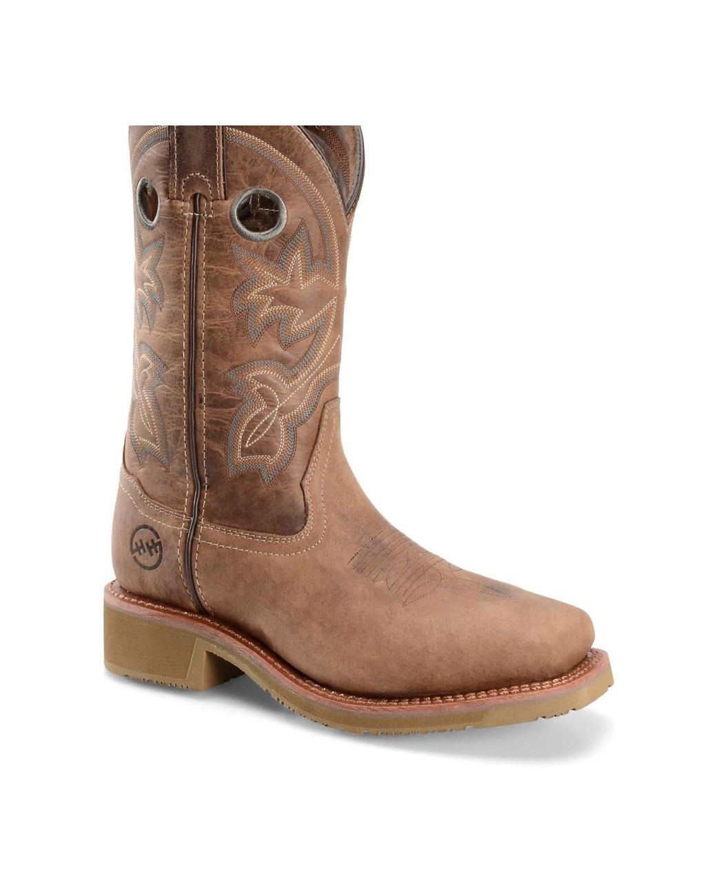 Double H Boot Steel Toe Roper Western Work Boots in Brown for Men | Lyst