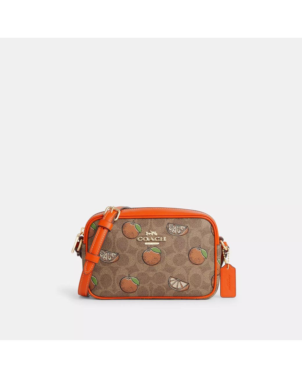 COACH Mini Jamie Camera Bag in Orange | Lyst