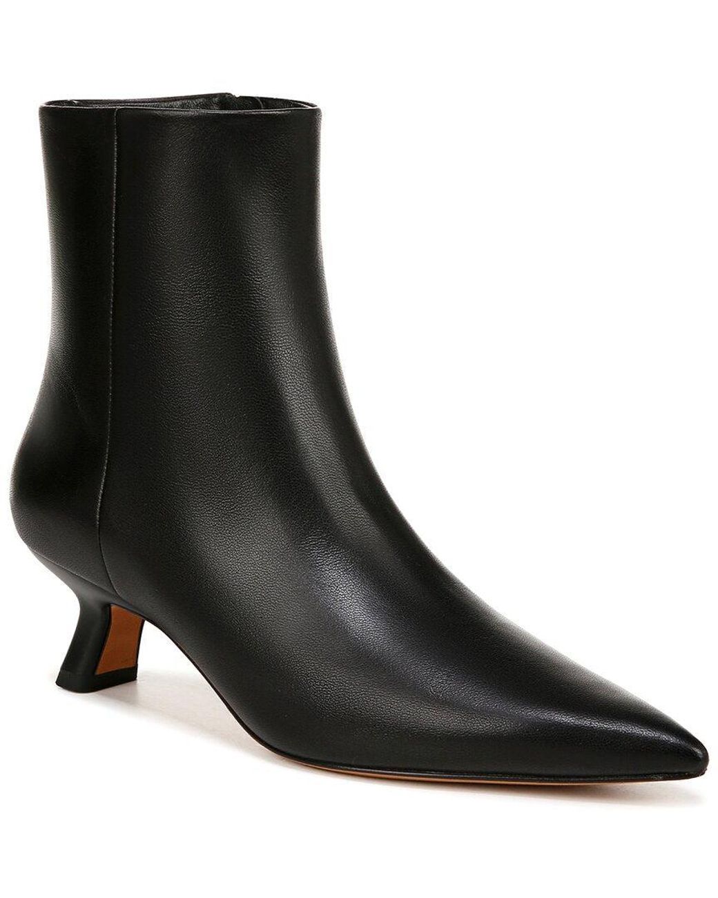 Vince Billy Leather Boot in Black | Lyst
