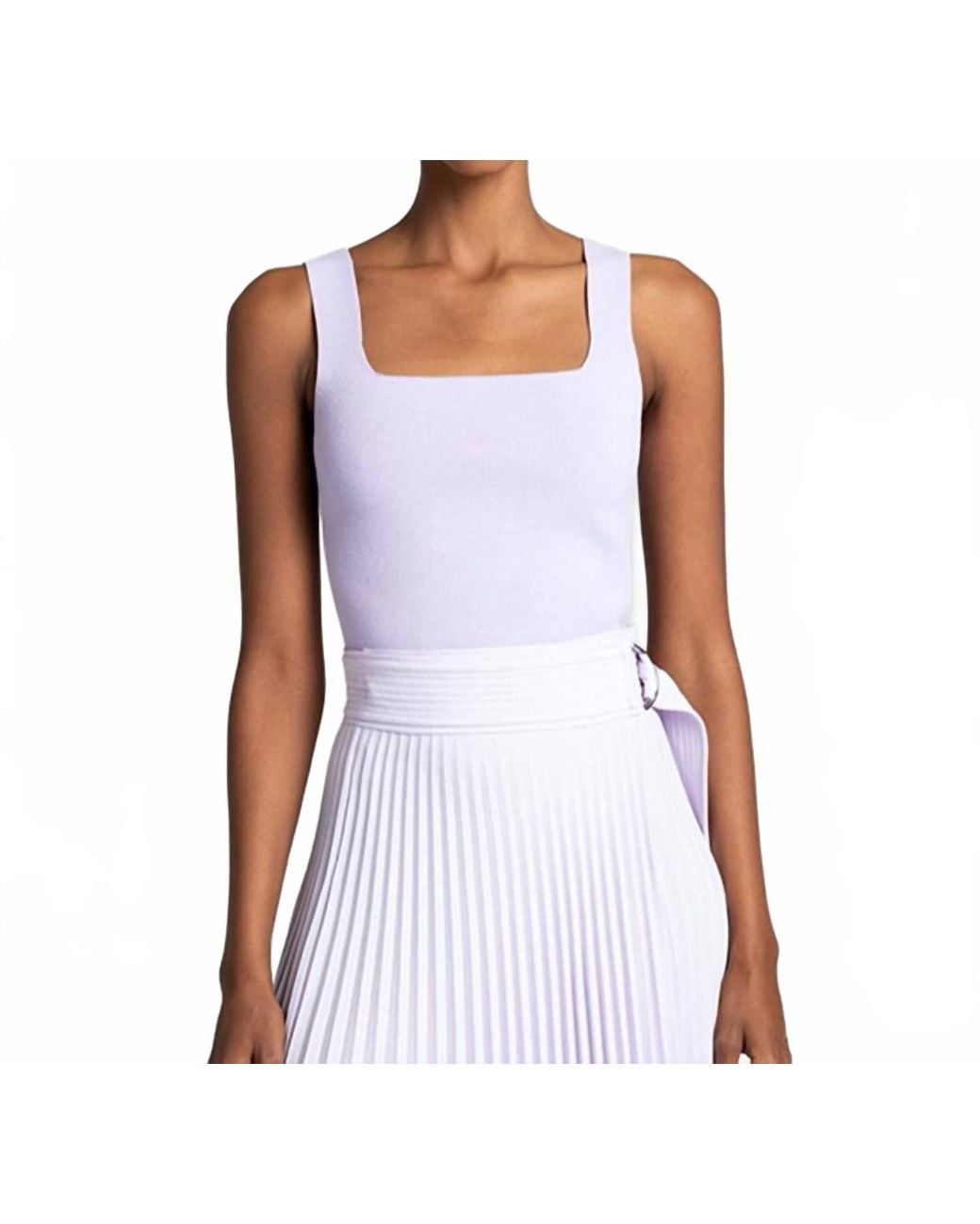 A.L.C. Victoria Knit Tank in Purple | Lyst
