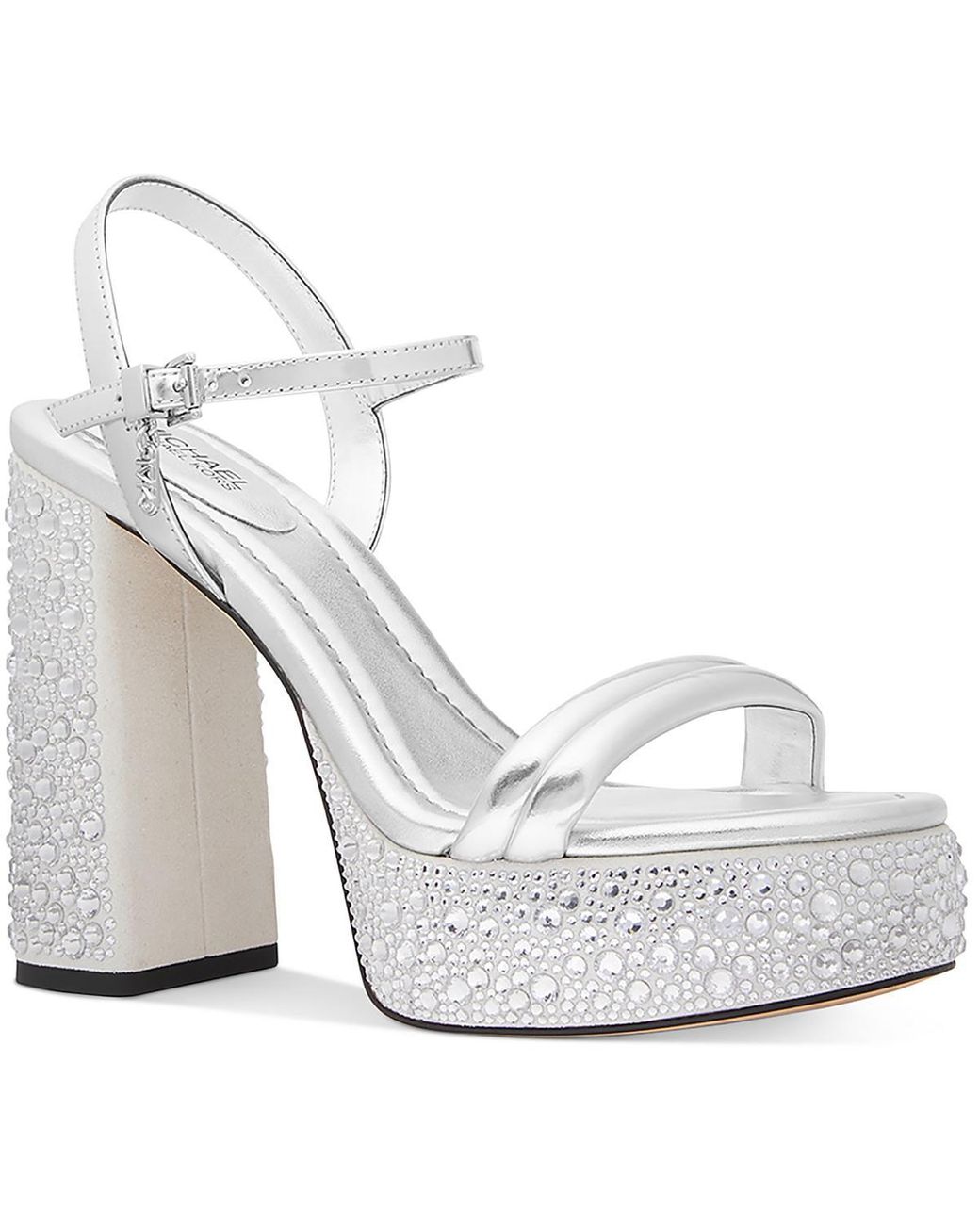 MICHAEL Michael Kors Laci Platforms Sandal Leather Padded Insole Block ...