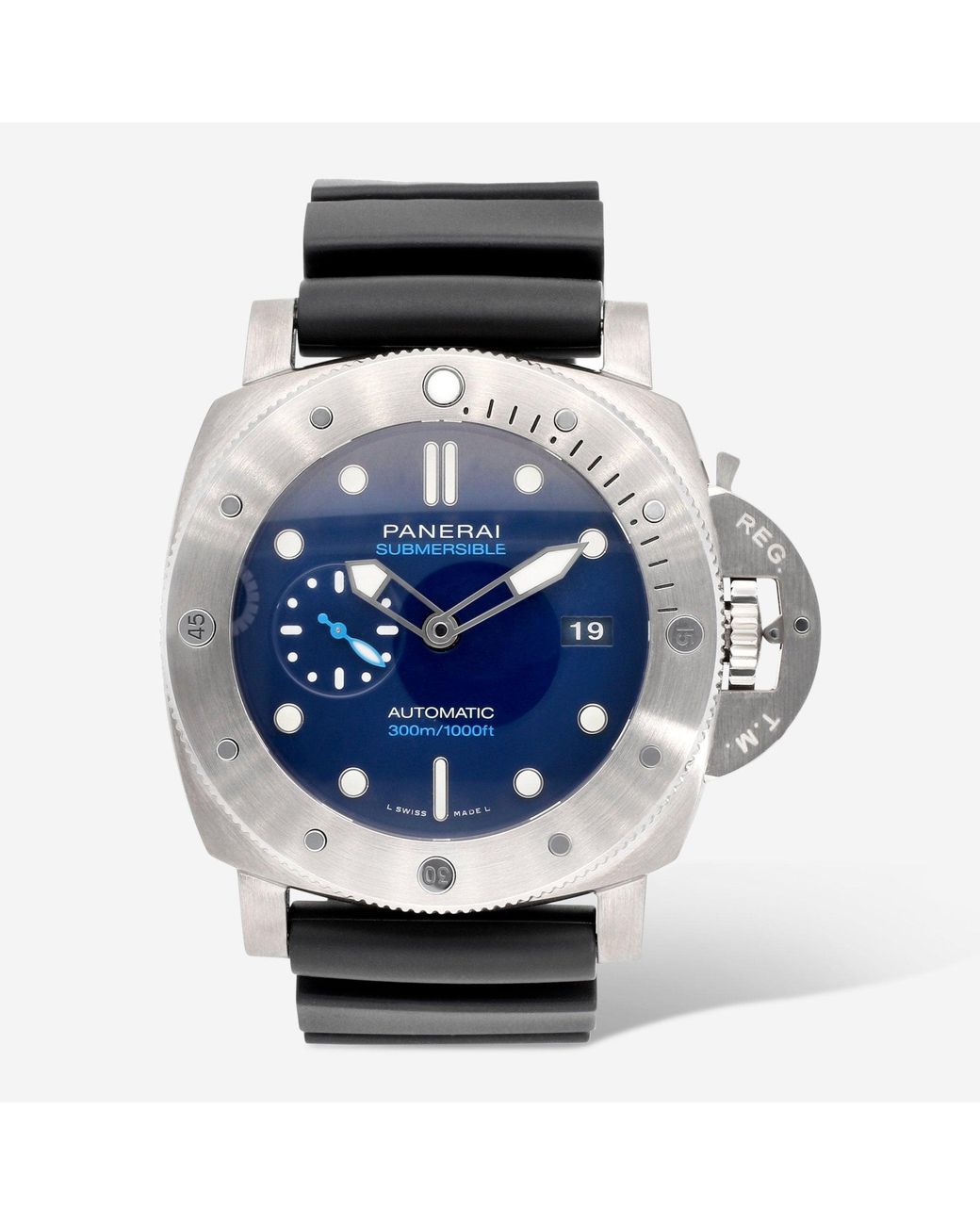 Panerai Luminor Submersible Bmg-tech Blue Dial Automatic Watch Pam00692 ...