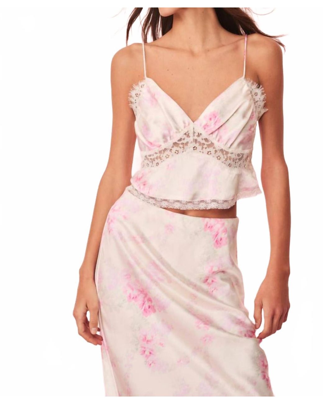 LoveShackFancy Spritely Cami Top in Pink | Lyst