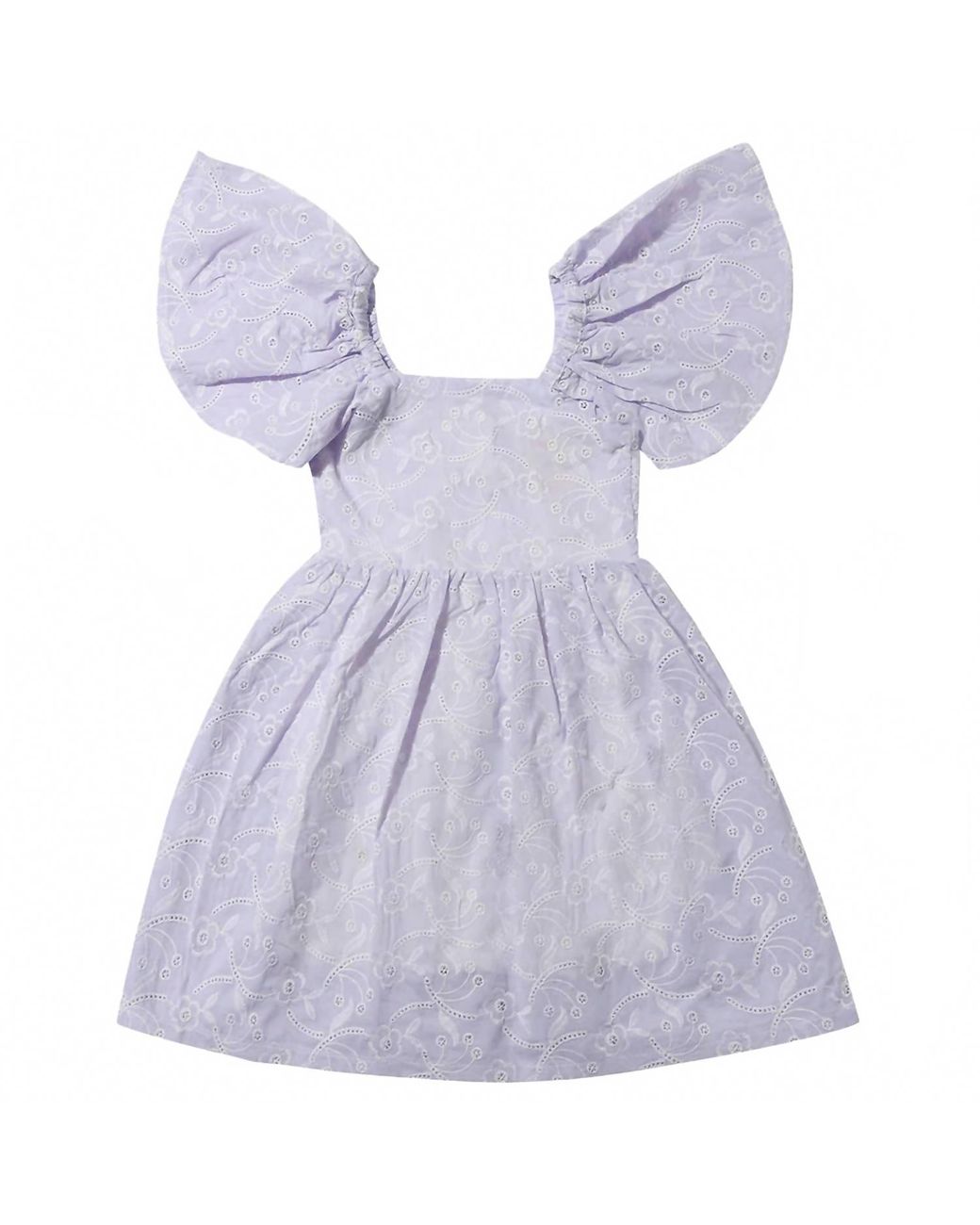 VIGNETTE Girl's Meadow Eyelet Hallie Dress in Purple | Lyst