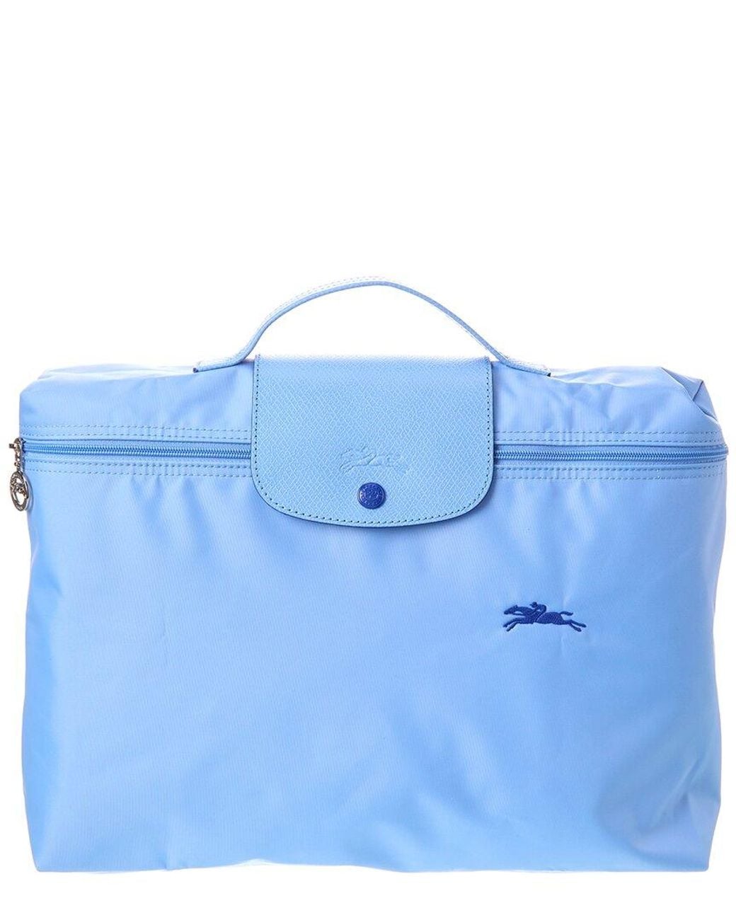 Longchamp Le Pliage Nylon Laptop Bag in Blue | Lyst