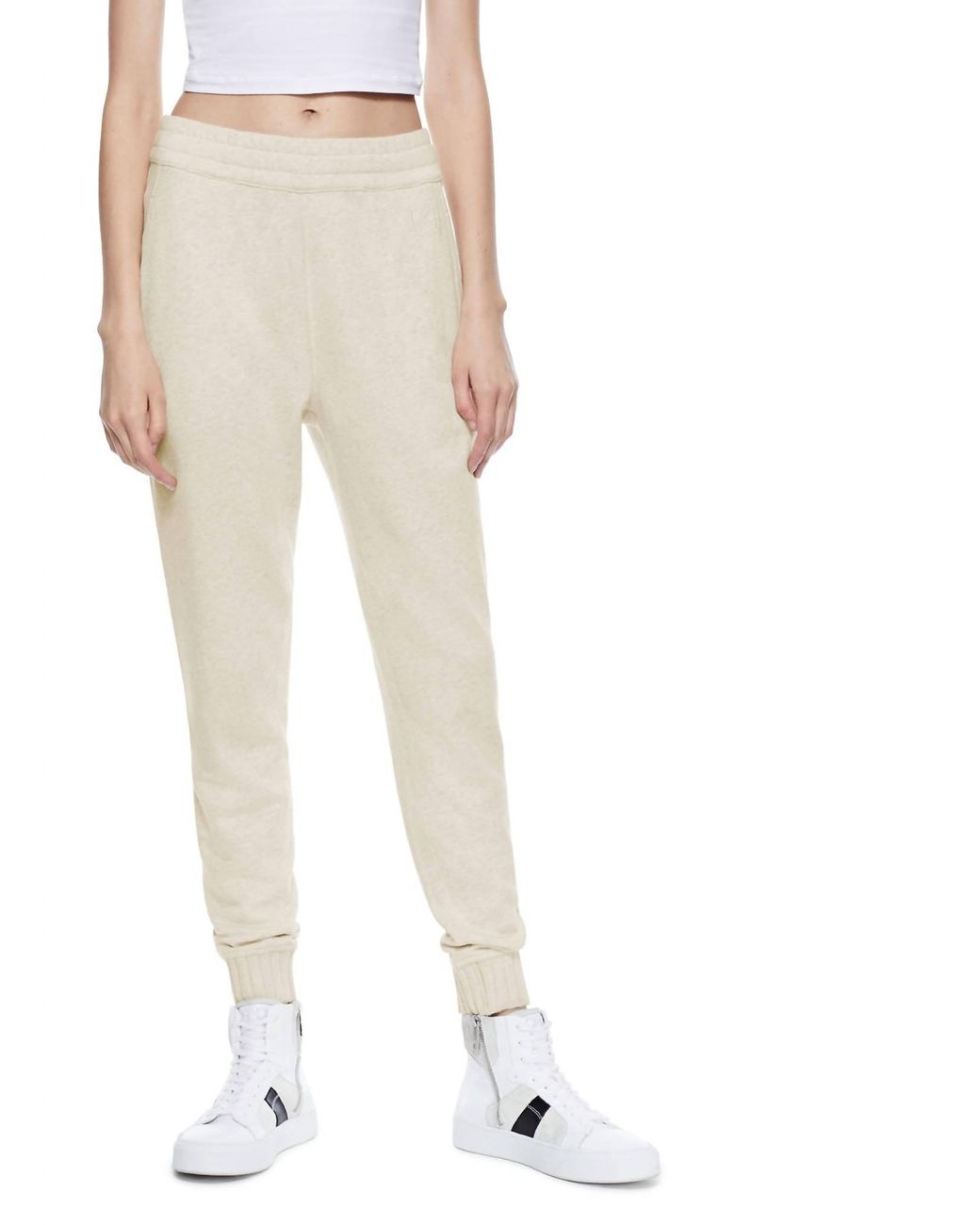 ON THIS DAY French Terry Sweatpants in White | Lyst