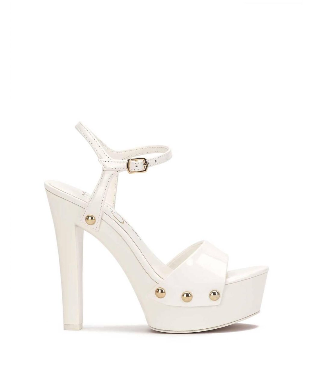 Jessica Simpson Calenta Studded Platform in White | Lyst