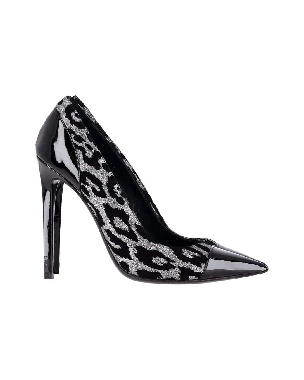 Balmain Daphne Duo Leopard Pumps in Black | Lyst