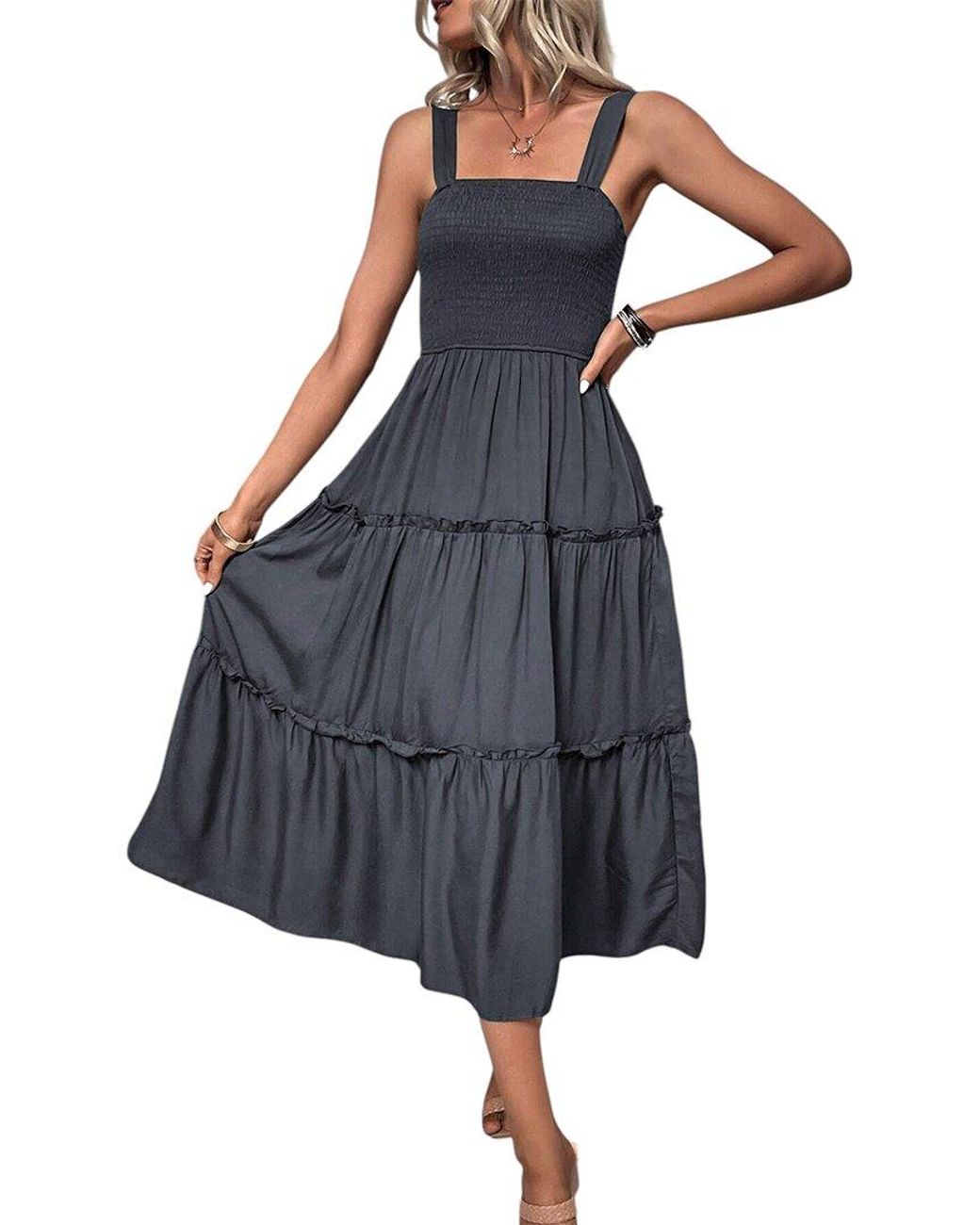 Kayla Paris Midi Dress in Blue | Lyst