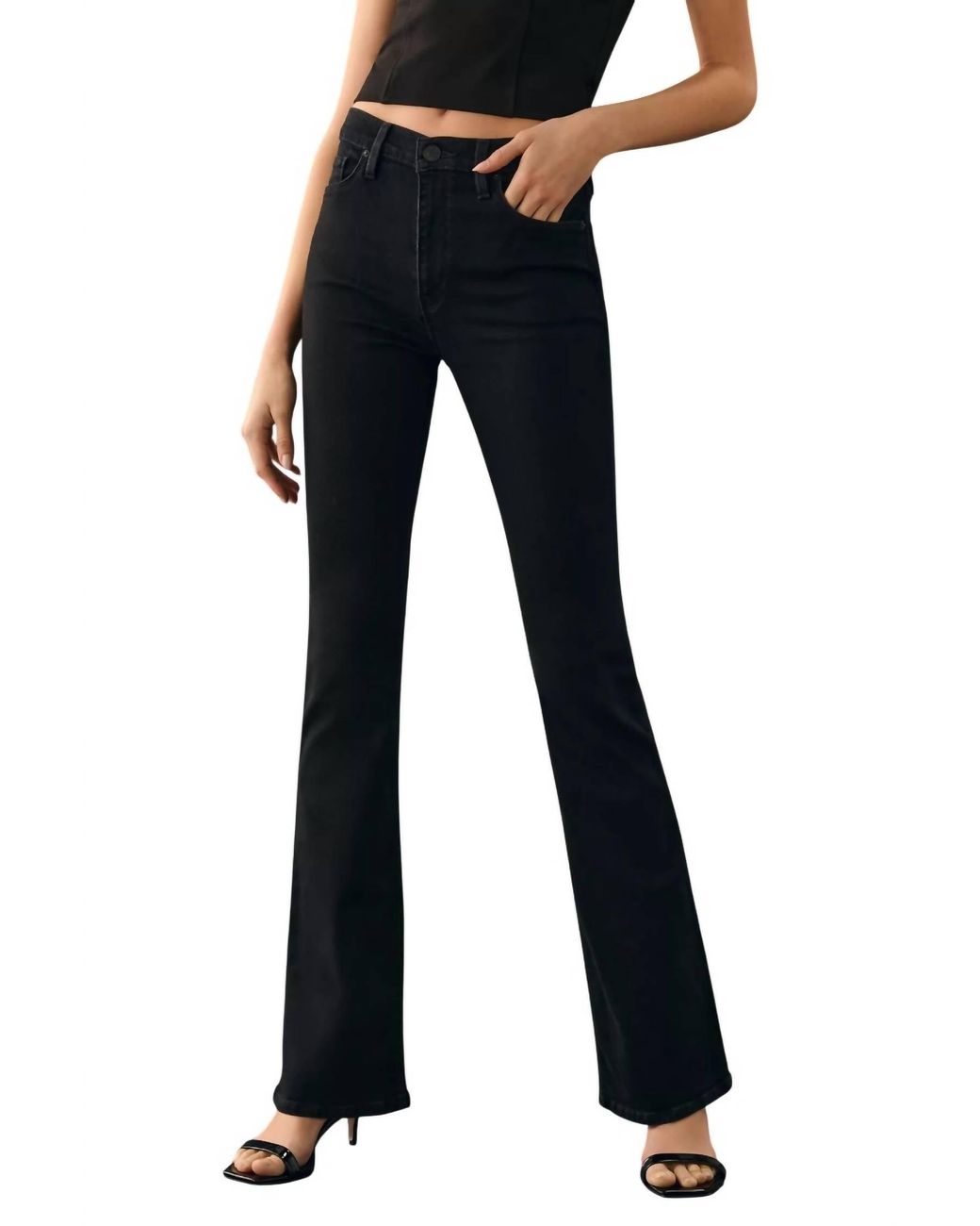 Hudson Jeans Barbara High-Rise Bootcut Jean in Blue | Lyst