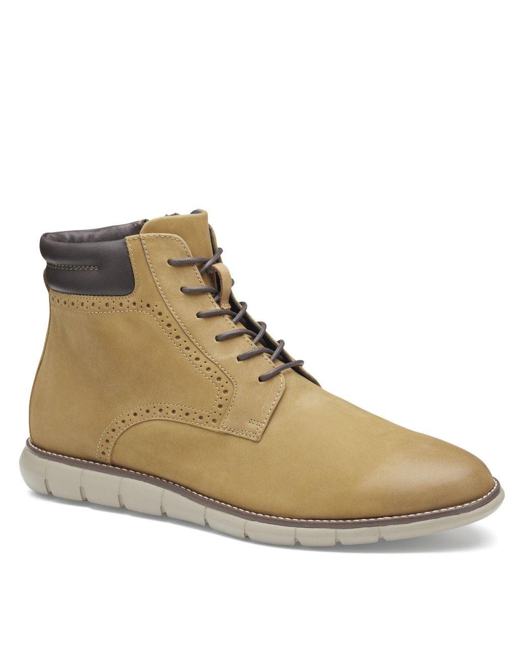 Johnston & Murphy Eaton Plain Toe Boot in Brown for Men | Lyst
