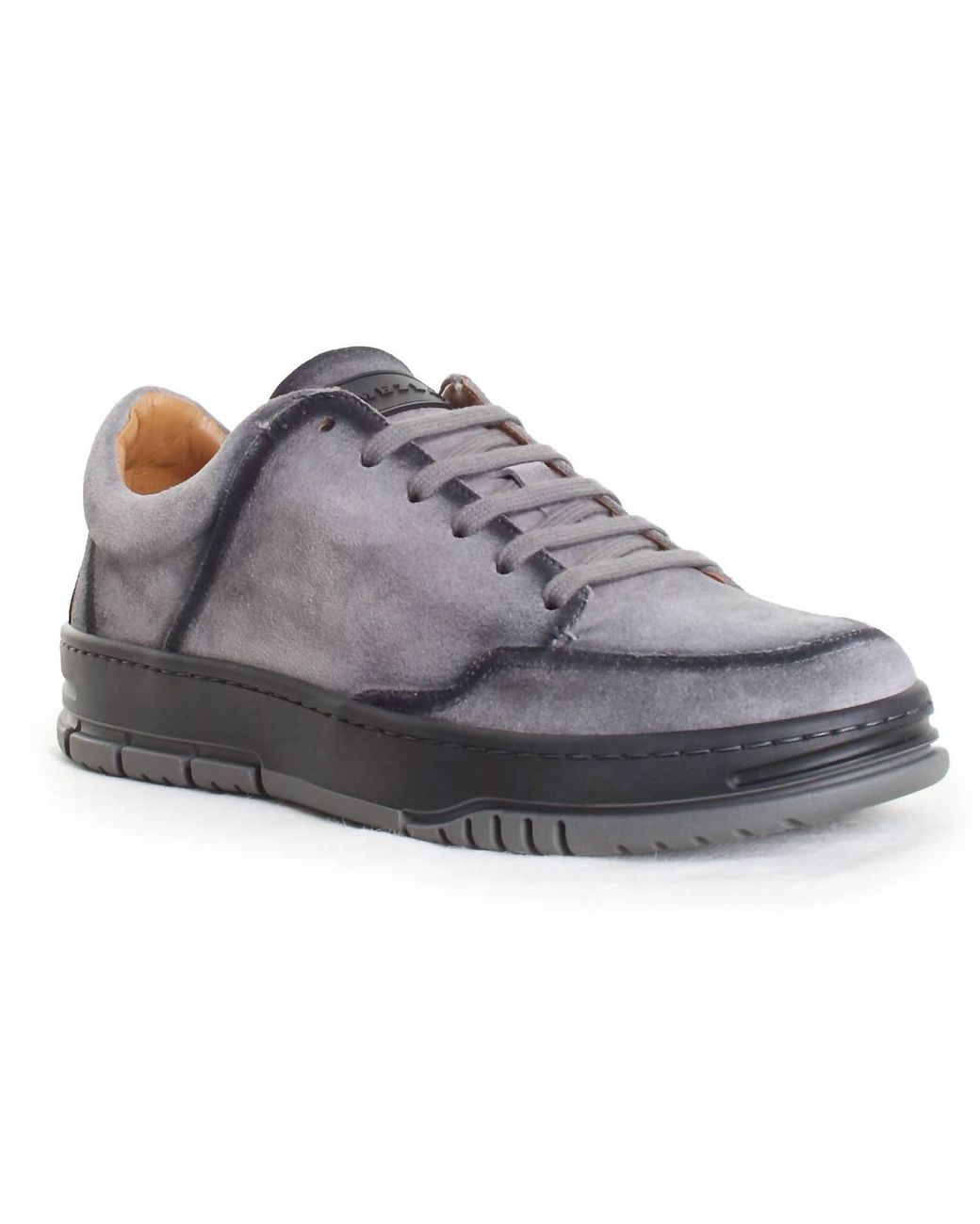 Mezlan Villani Suede Street Sneaker in Gray for Men | Lyst