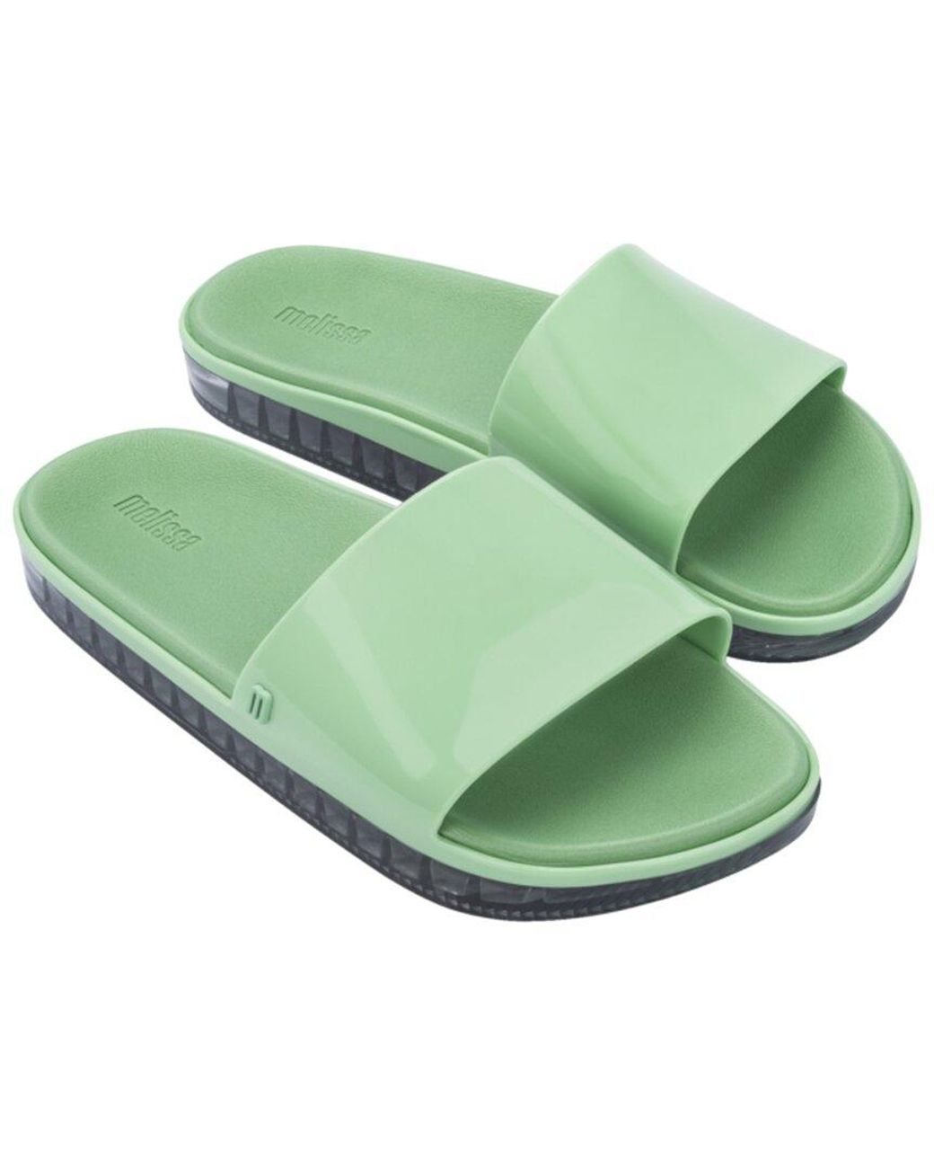 Melissa Beach Slide Next Gen Slide in Green | Lyst