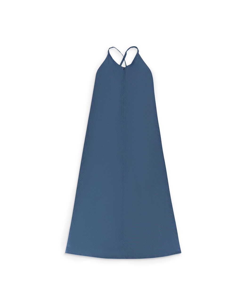 DUMITRASCU Open Back Slip Dress in Blue | Lyst