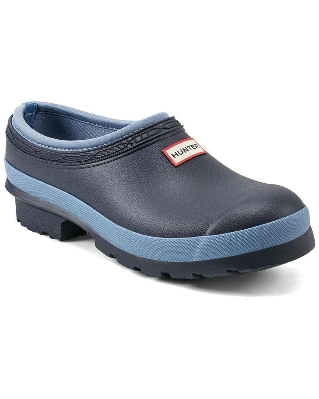 HUNTER Neo Gardener Rubber Clog in Blue | Lyst