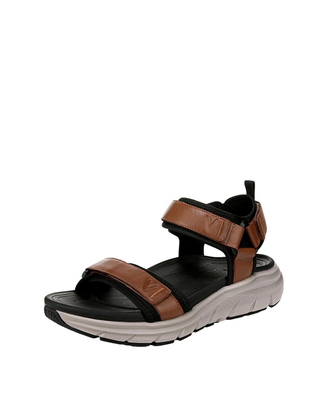 Vionic Walk Max Wanderer Walking Sandals Hazelnut Leather Mesh ...