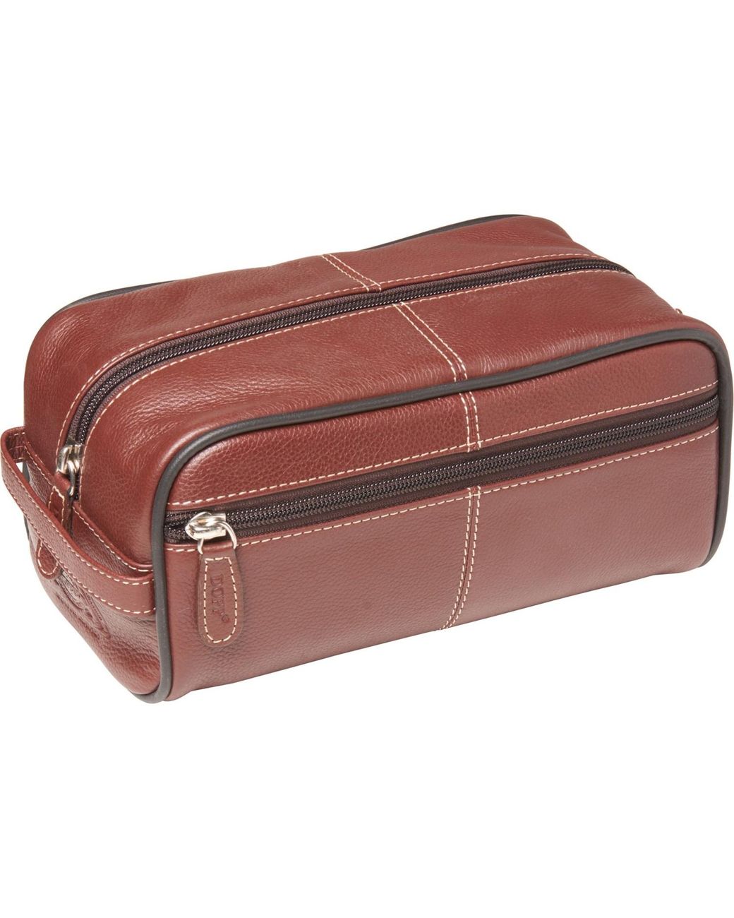 Buxton Leather Country Saddle Soft-sided Toiletry Bag in Brown for Men ...