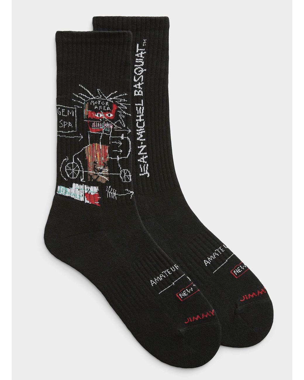 Jimmy Lion Basquiat Sock in Black for Men | Lyst