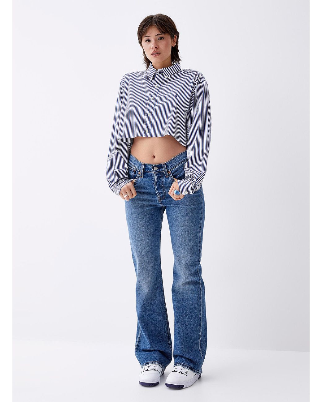 Levi's Wedgie Bootcut Jean in Blue | Lyst