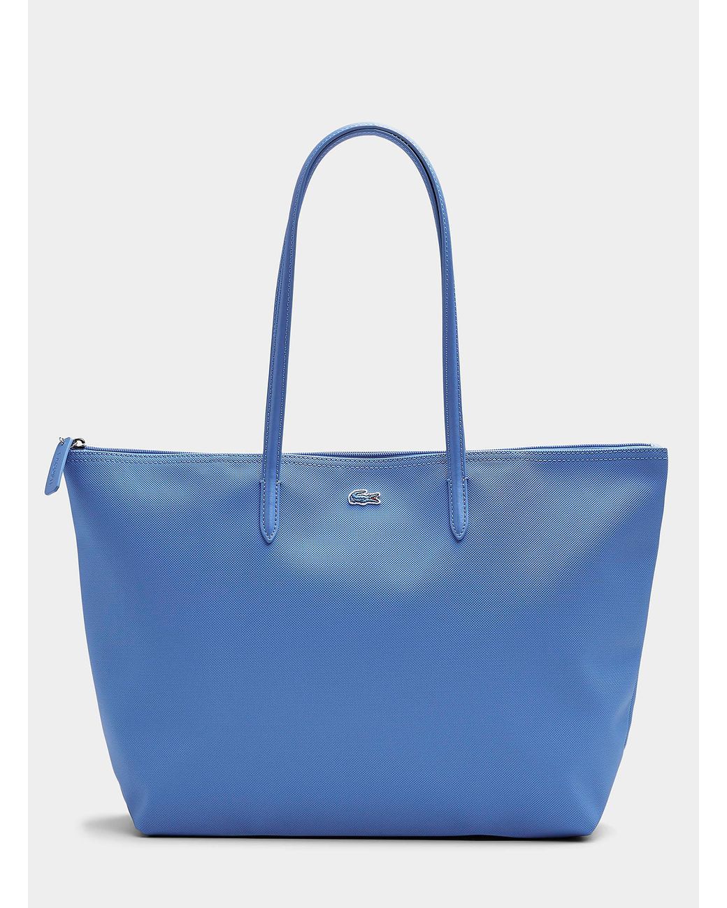 Lacoste Concept Zip Tote in Blue | Lyst