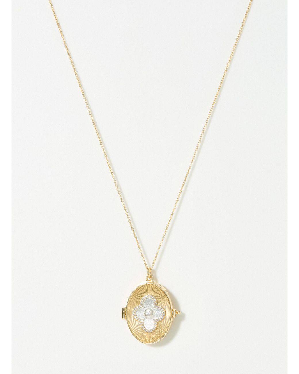 Diaperis Leana Chain in White | Lyst Canada
