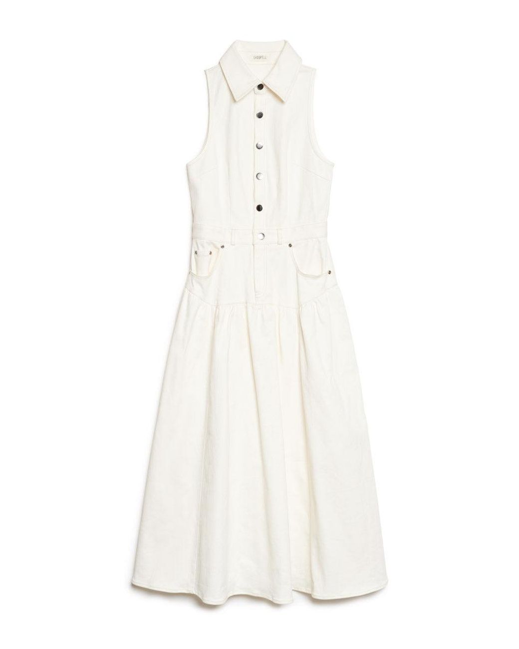 Sister Jane Ghospell Darby Midi Dress in White | Lyst