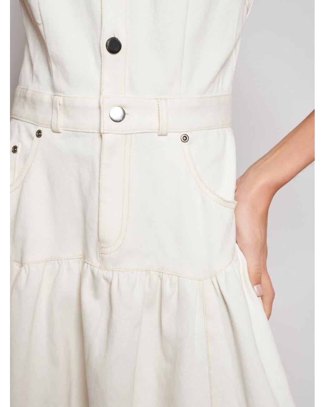 Sister Jane Ghospell Darby Midi Dress in White | Lyst