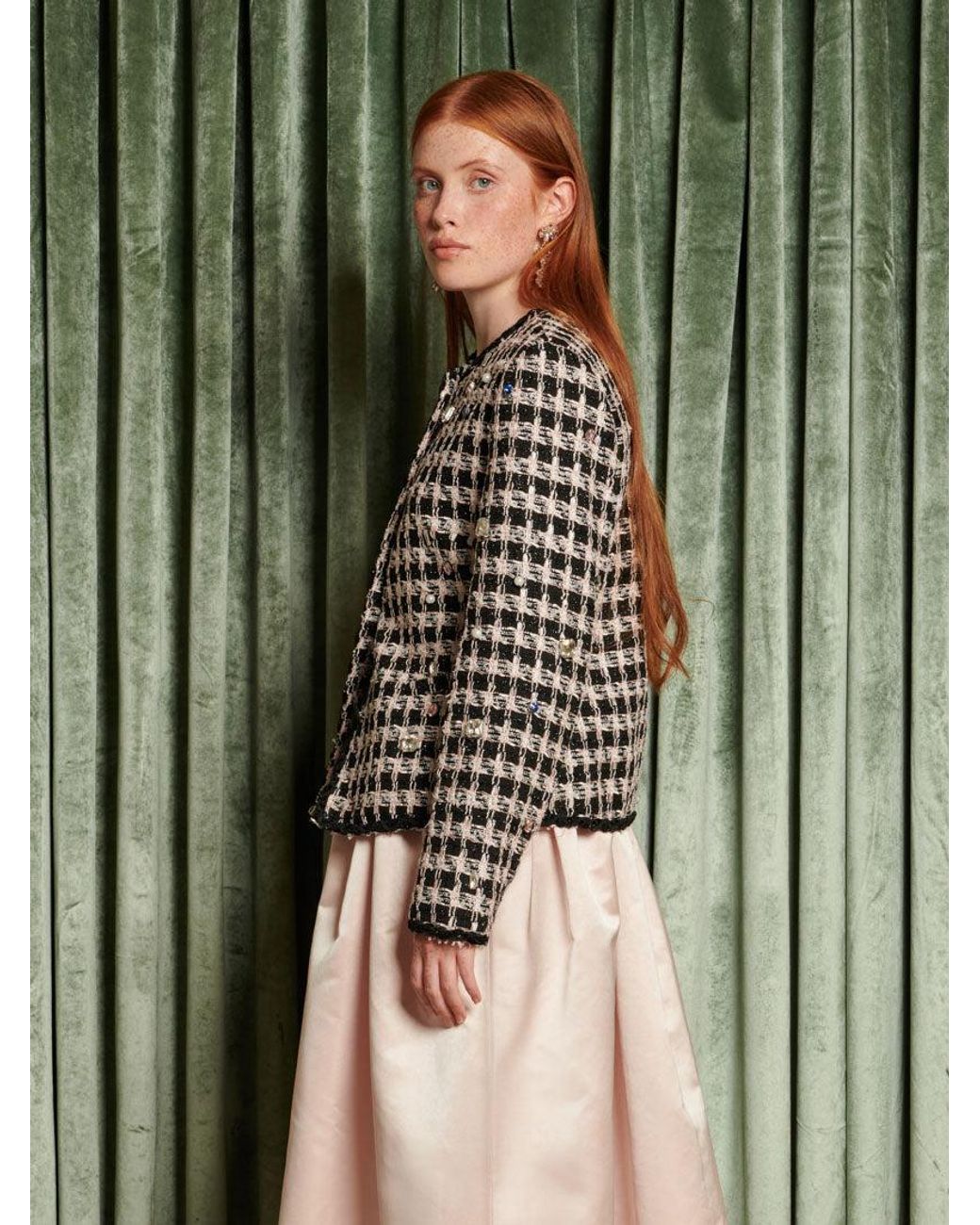 Sister Jane Dream Spectacle Tweed Jacket in Green | Lyst UK