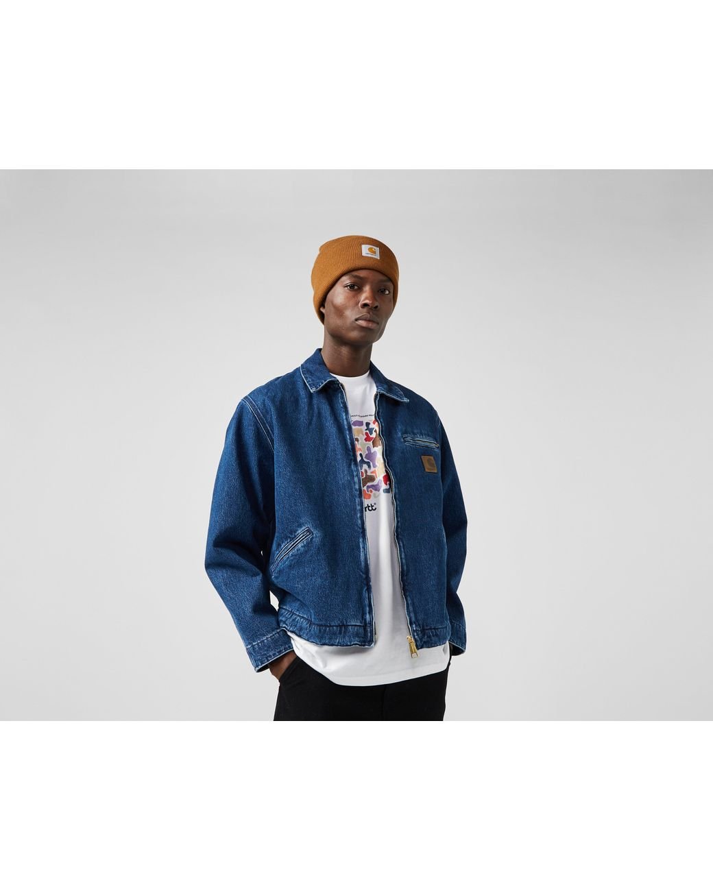 Carhartt WIP Rider Jacket in Blue for Men | Lyst UK